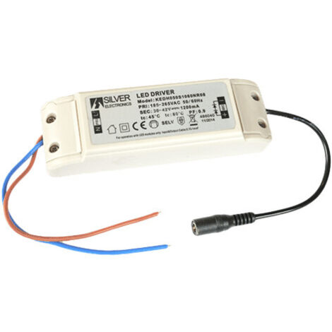 Driver 48w pour panneau LED 1200ma Sortie 30-42vdc 486000