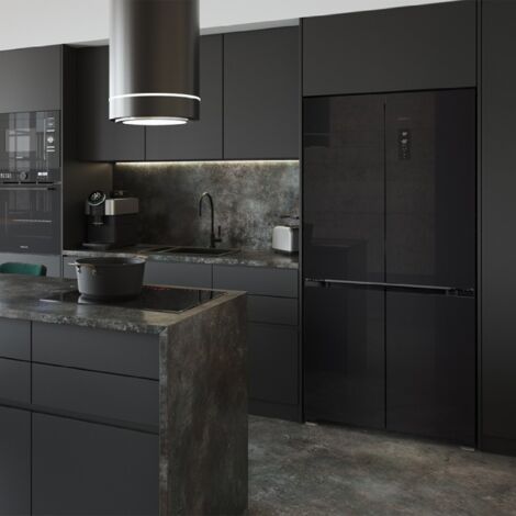 Cecotec Réfrigérateur américain 4 portes de Verre de 490 L Bolero ...