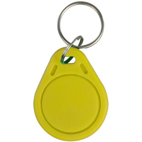 Rfid Proximity Key Ring 125 Khz Numbered Yellow Rfid-tag-y