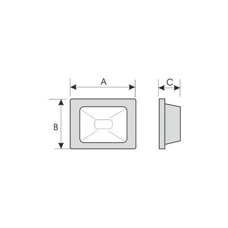 Spot Led 20w 12vdc/24vdc 6500k Ip65 81.763/dc/20/day
