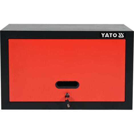 Yato YT-08935 armoire de rangement industrielle Rouge, Acier noir