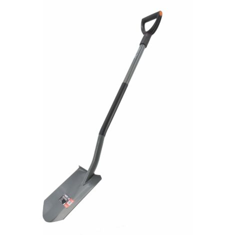 Awtools szpadel ogrodniczy trzon metal ostry black line