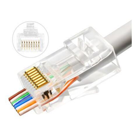 Lanview LVN125306 RJ45 connector Transparent