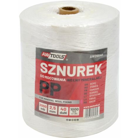 Awtools sznurek pp do podwiązywania wełny 300m