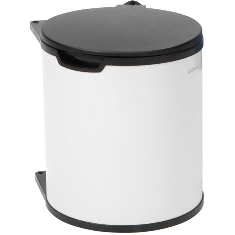 Brabantia 428081 poubelle 15 L autour du noir, blanc 428081 poubelle 15 ...