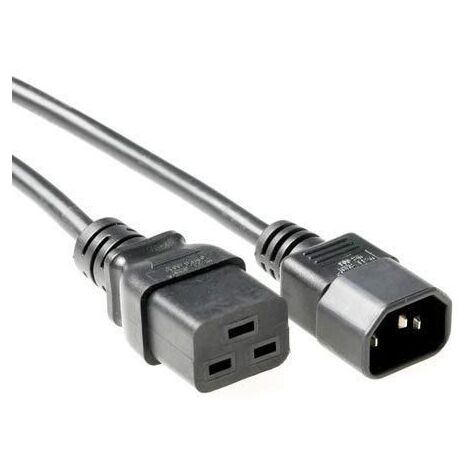 Microconnect PE0191420 cable de transmission Black 2 m C19 coupler C14 ...