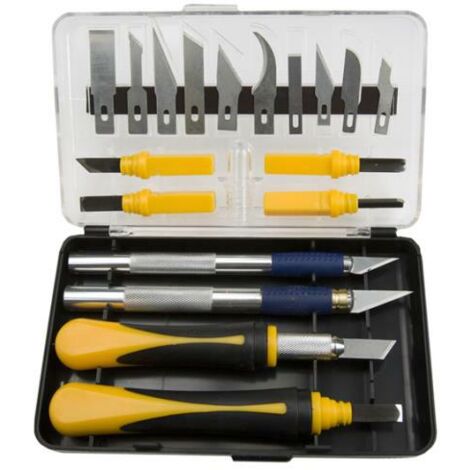 Drel noże i dłuta precyzyzyjne 22szt.