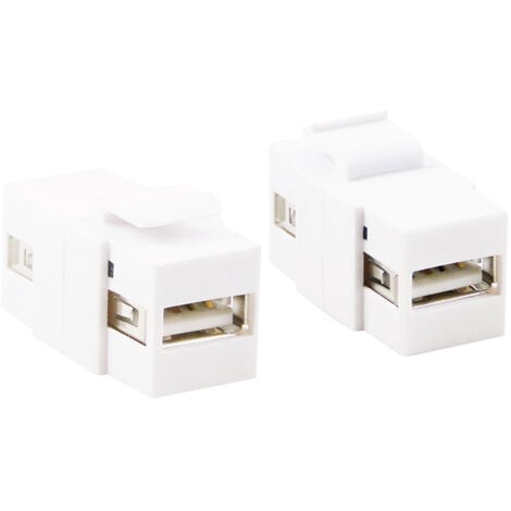 LogiLink Keystone Inline Coupler Usb2.0-A Female> Usb2.0-A Female