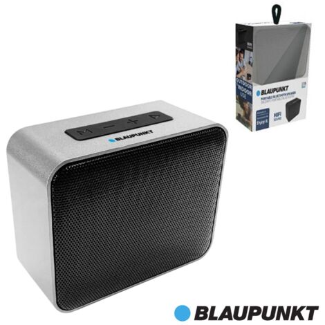 Haut-parleur BLAUPUNKT Mini PORTABLE Bluetooth 5W Gris Radio FM SD Player & AUX-IN AUX-IN IN ...