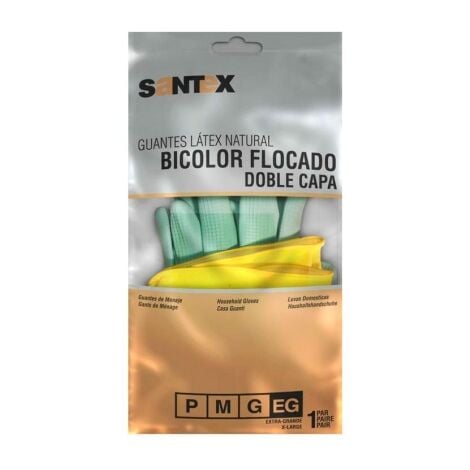 Santex gants en latex taille xl - double couche - intérieur coton ...