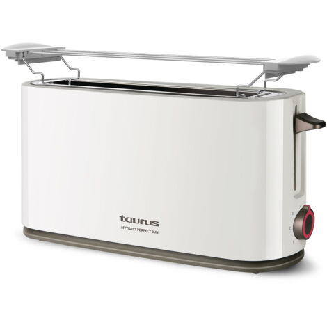 Taurus MyToast Perfect Bun Toaster, 1000 W, plastique, White