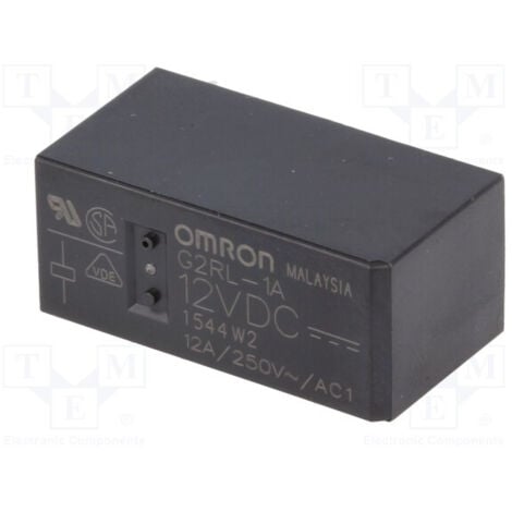 Relais 12vdc 10a/250v 1cto. Omron G2rl-1a-12dc