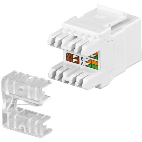 Modul Keystone RJ45 CAT 5e, UTP, 100 MHz, largeur 20 mm, Fiche RJ45 (8P8C).
