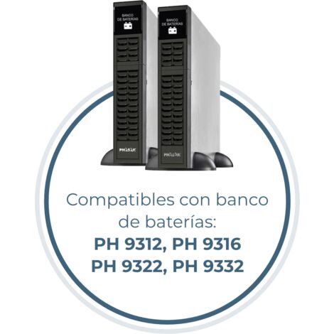 Online Rack UPS, marque Phasak, modèle PH 9315 1500 VA, idéal pour les ...