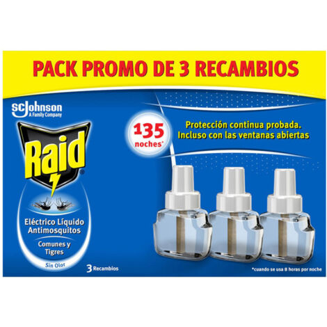 Raid ® Liquid Electric 135 Nights - Refills Anti Common and Tiger ...