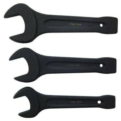 Clé à chocs de Open End JCB 80 mm, acier Cr-V, idéale pour les travaux ...