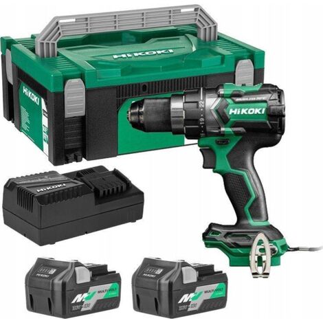 HIKOKI Akku Bohrschrauber, DS18DCWRZ, (18V, (5,0 Ah) Leerlaufdrehzahl 0-2000 min-1, Max ...