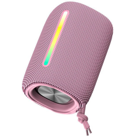Forever enceinte bluetooth bs-10 led rose