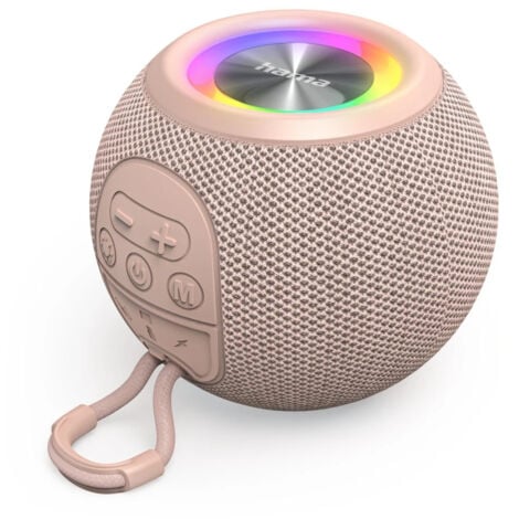 Hama - Bluetooth® Speaker Ball Shape Haut-parleur, 5 modes d'éclairage ...