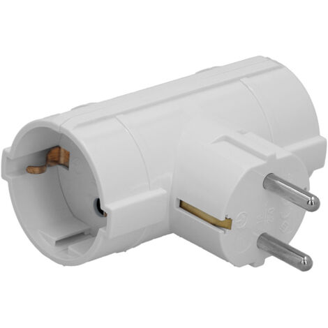 Adaptador Doble Schuko 16 A 250 V.