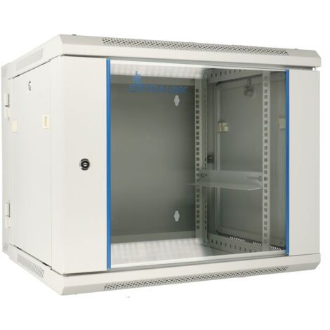 Extralink 9u 600x600 azh grey rackmount cabinet wall mounted, swing type