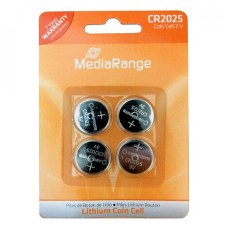 MediaRange MRBAT131 pile domestique à usage unique de pile CR2025 Lithium