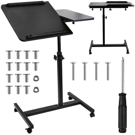 Maclean Table pour ordinateur portable Hauteur réglable de 59 à 89 cm ...