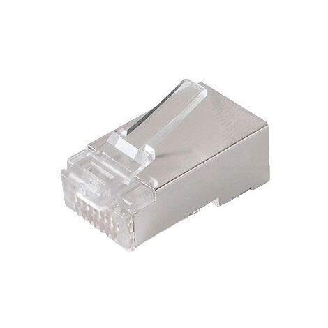 Rj45 Ftp Cat5e Easy Connector (50 pcs) Con300-ftp5e-ez