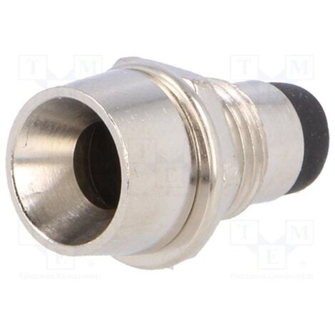 Support de LED chromé de 5 mm, concave avec bouchon en caoutchouc Rtm ...