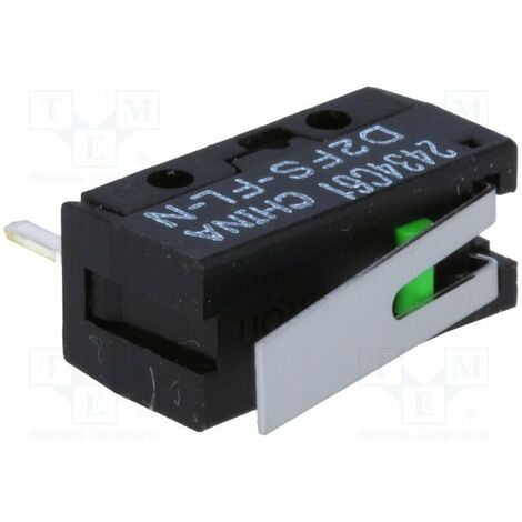 Microrupteur Disjoncteur Imprimé Levier 10,8mm 0,1a/6vdc D2fs-fl-n