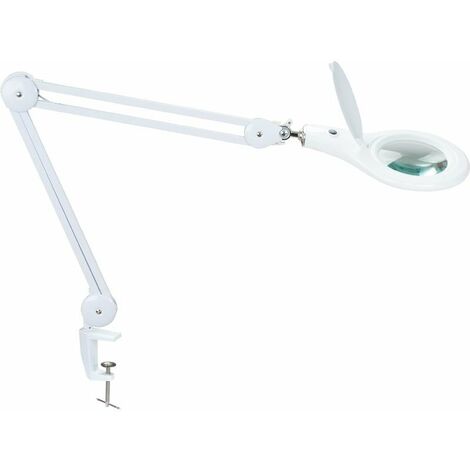 Loupe Led Flexo Light 56leds Blanc Fixation de table (5 Diotrias) Hrv1209