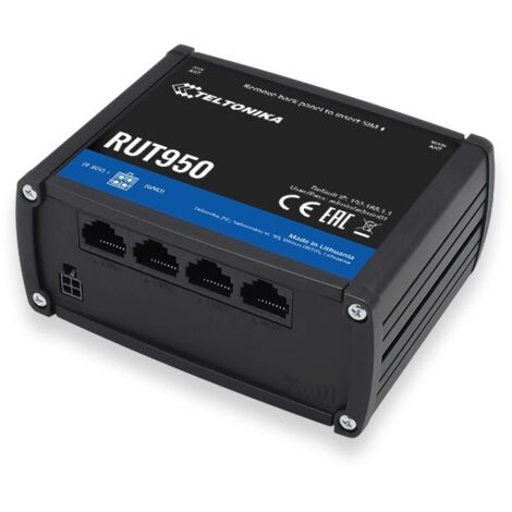 Teltonika RUT950 Black 3G UMTS Network Device - Mobile Internet Device ...