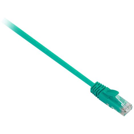 V7 - Câble réseau (0.5 m, Cat6, U/UTP (UTP), RJ-45, RJ-45, vert)