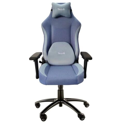 Talius panther gaming chair black/blue, 3d, butterfly, metal base ...