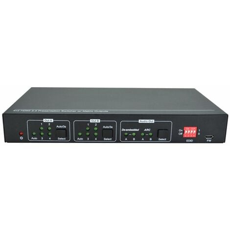 HDMI 2.0 4x2. Matrix switcher.