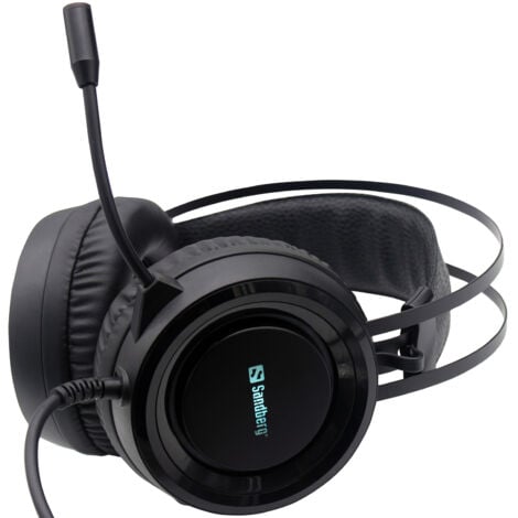 Sandberg Dominator 126-22 - Casque pour le jeu (2,1 m), noir