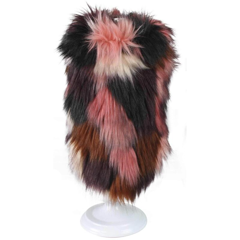 La fourrure mesure 40 cm: Veste en fourrure pour chiens Lara Pattern