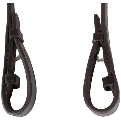 cob, Noir: Montant de rechange pour bride Morso/Filetto en cuir