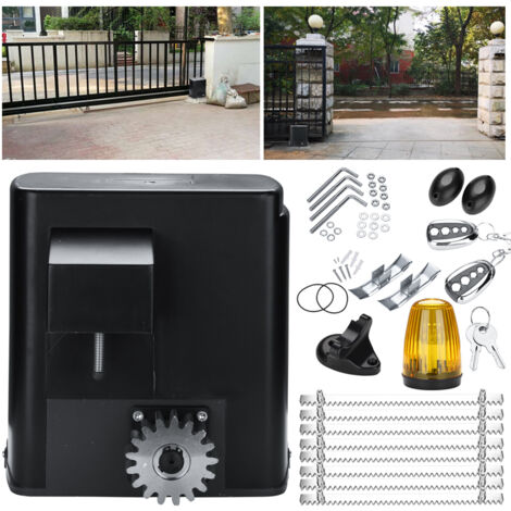 Hengda Motor para cancelas correderas + 2 mandos a distancia - Potencia ...