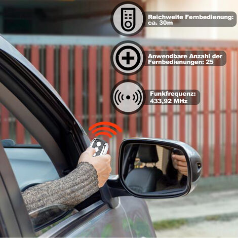 Hengda Motor para cancelas correderas + 2 mandos a distancia - Potencia ...