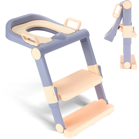 Hengda Riduttore per wc per bambini pieghevole e regolabile con gradini ...