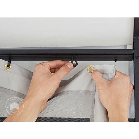 Moustiquaires (4 toiles) pour tonnelle de jardin TOOLPORT Sunset ...