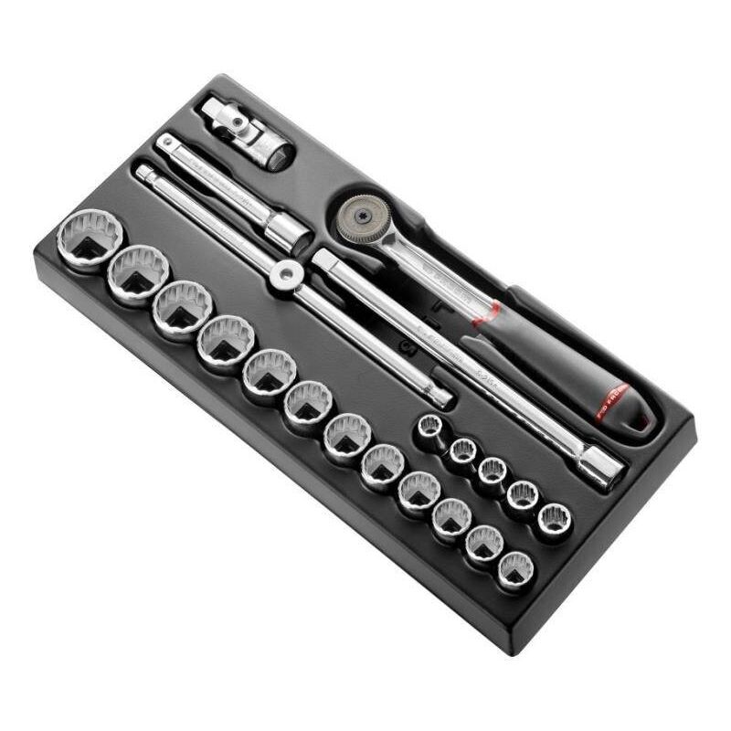 Module douilles 1/2" 12 pans en pouces - MOD.S161-212U - MOD.S161-212U ...