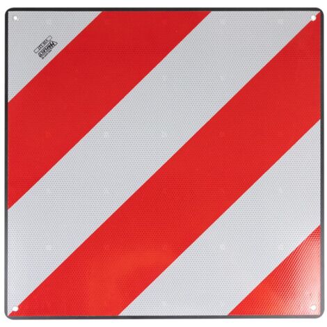 Plaque d'avertissement, reflecteur homoguÉ v20 pour porte-velo/moto