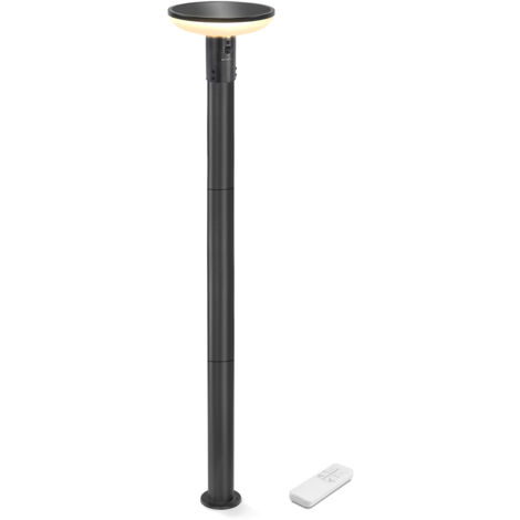 esotec Solar PIR lampe sur pied Linus 200 Max CCT télécommande ...