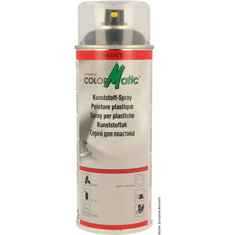ColorMatic Kunststoffspray schwarz seidenmatt 400ml 856600