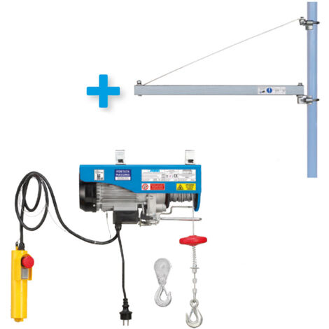 Paranco elettrico + supporto a bandiera FERVI KIT0180 - ( 0602+0236 )
