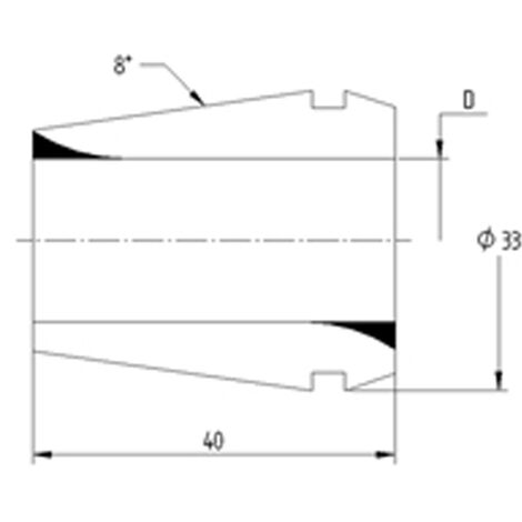 PINZA ELASTICA ER32 ER 32 X MANDRINO FRESE DIAM. 17 mm TORNIO FRESA ...