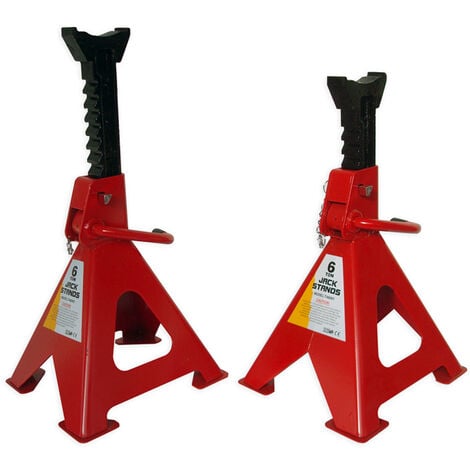 Coppia di cavalletti sotto auto regolabili SOGI X4-11 da 6 Ton