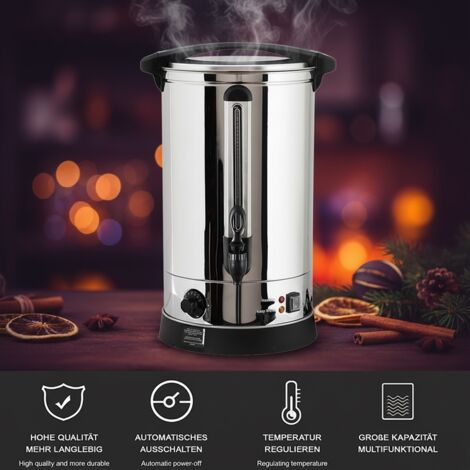 Melko Distributeur de boissons chaudes 22 litres avec robinet de sortie ...